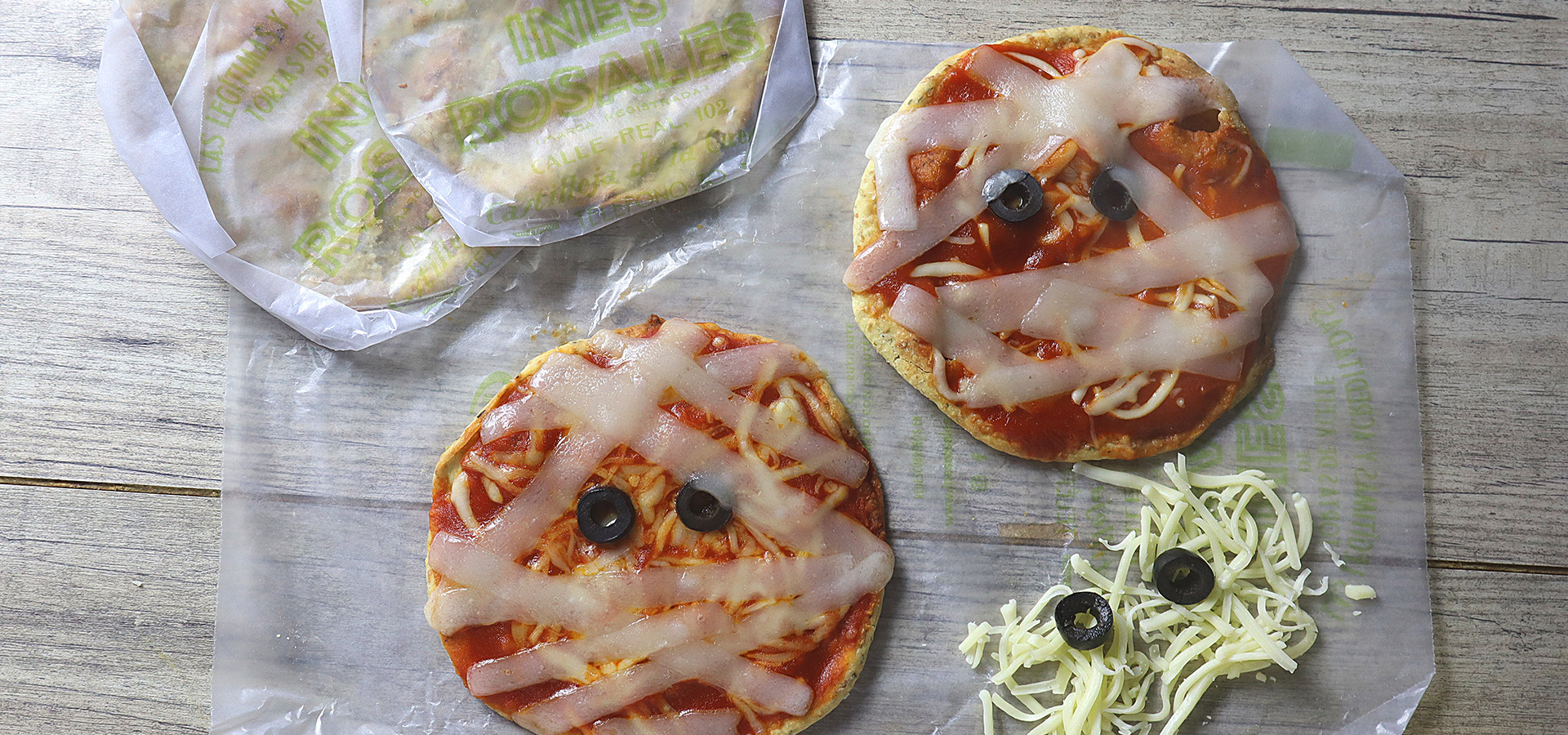 Pizza momias - Inés Rosales