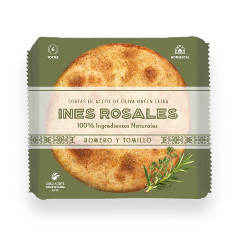 Rosemary and Thyme Olive Oil Torta (x6) - Inés Rosales